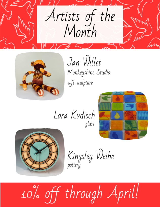 April artists of the Month – Sign Of The Dove Gallery